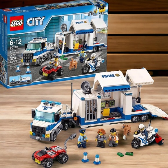 Lego | Toys | Lego 639 City Police Mobile Command Center Truck Building ...